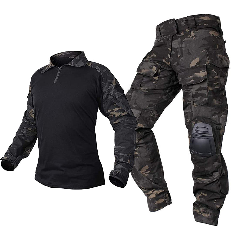 G3 Pro Combat Clothing Suit Men's Tactical Uniform Dark Camo – Tactical ...